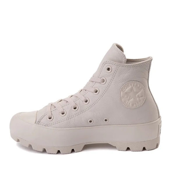 Converse | Shoes | Converse Ctas Hi Pebbled Leather Lugged Sole ...